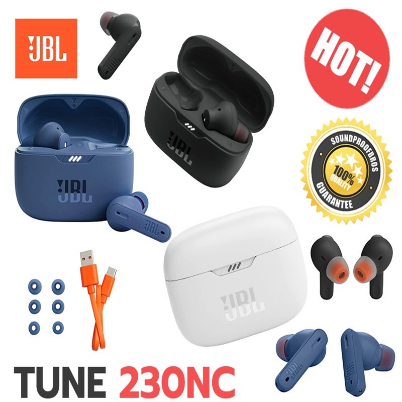 JBL T230NC Tune 230 TWS Wireless Bluetooth Earphones Stereo Headphones ...