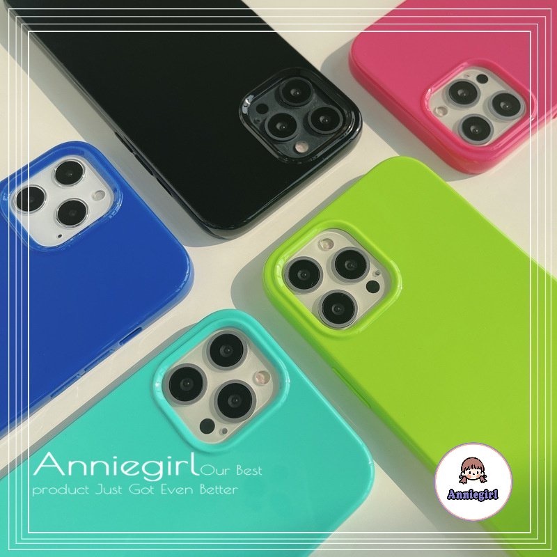 Simple Jelly Color Smooth Phone Case for IPhone 11 15 16 Pro Max 12 14 ...