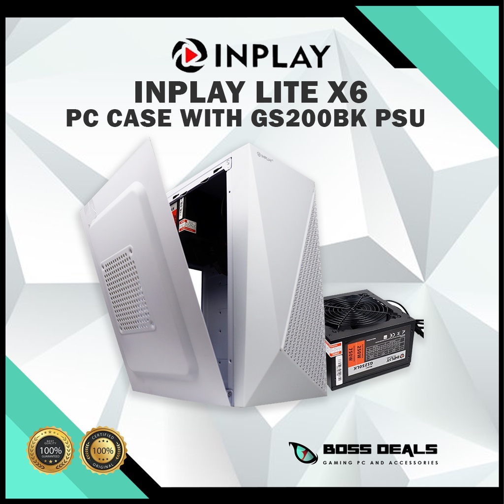 INPLAY LITE X6 PC CASE WHITE micro ITX | Shopee Philippines