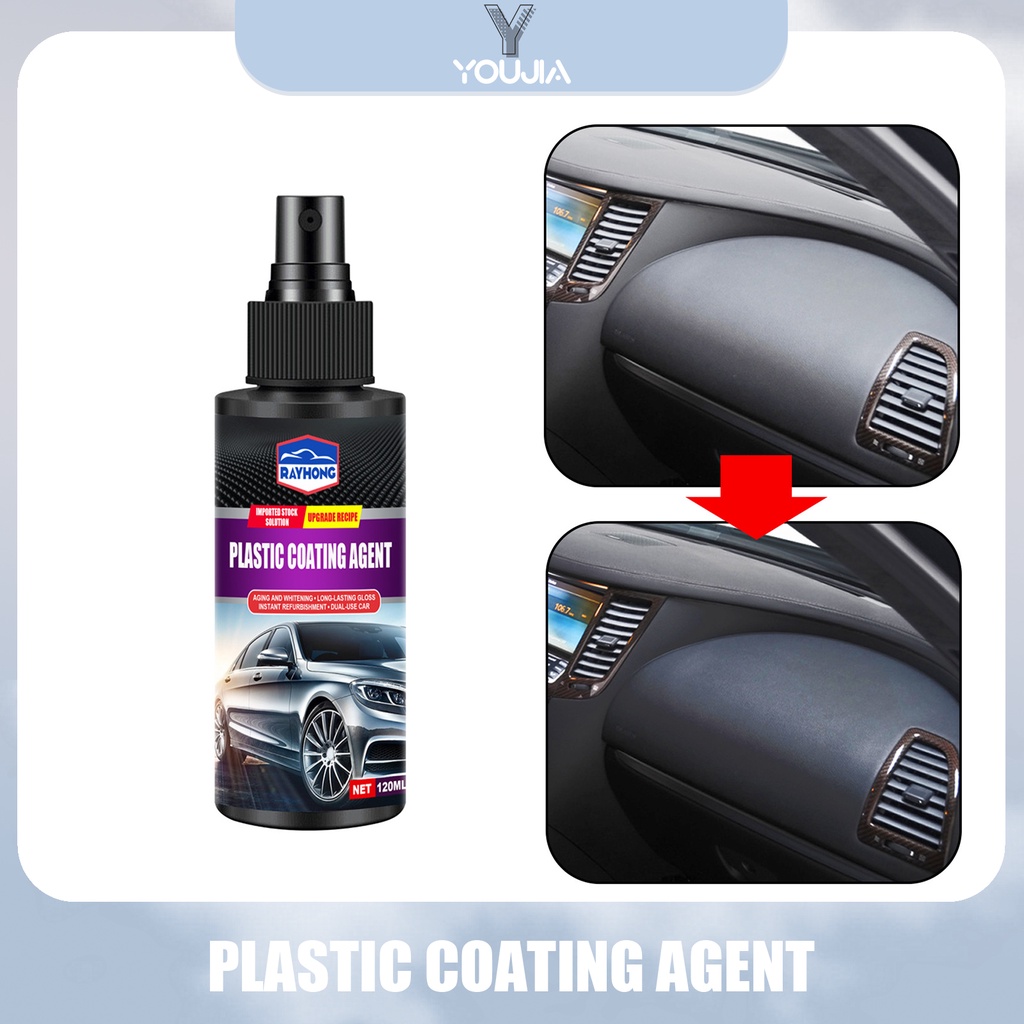 Rayhong Car Plastic Refurbishing Agent Crystal Plating Car Interior ...