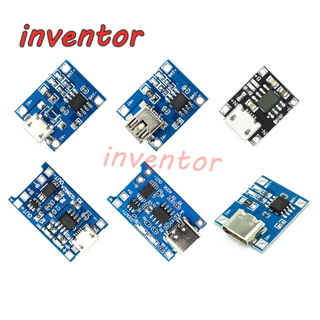 Mini Micro Type-c USB 5V 1A 18650 TP4056 Lithium Battery Charger Module Charging Board With ...