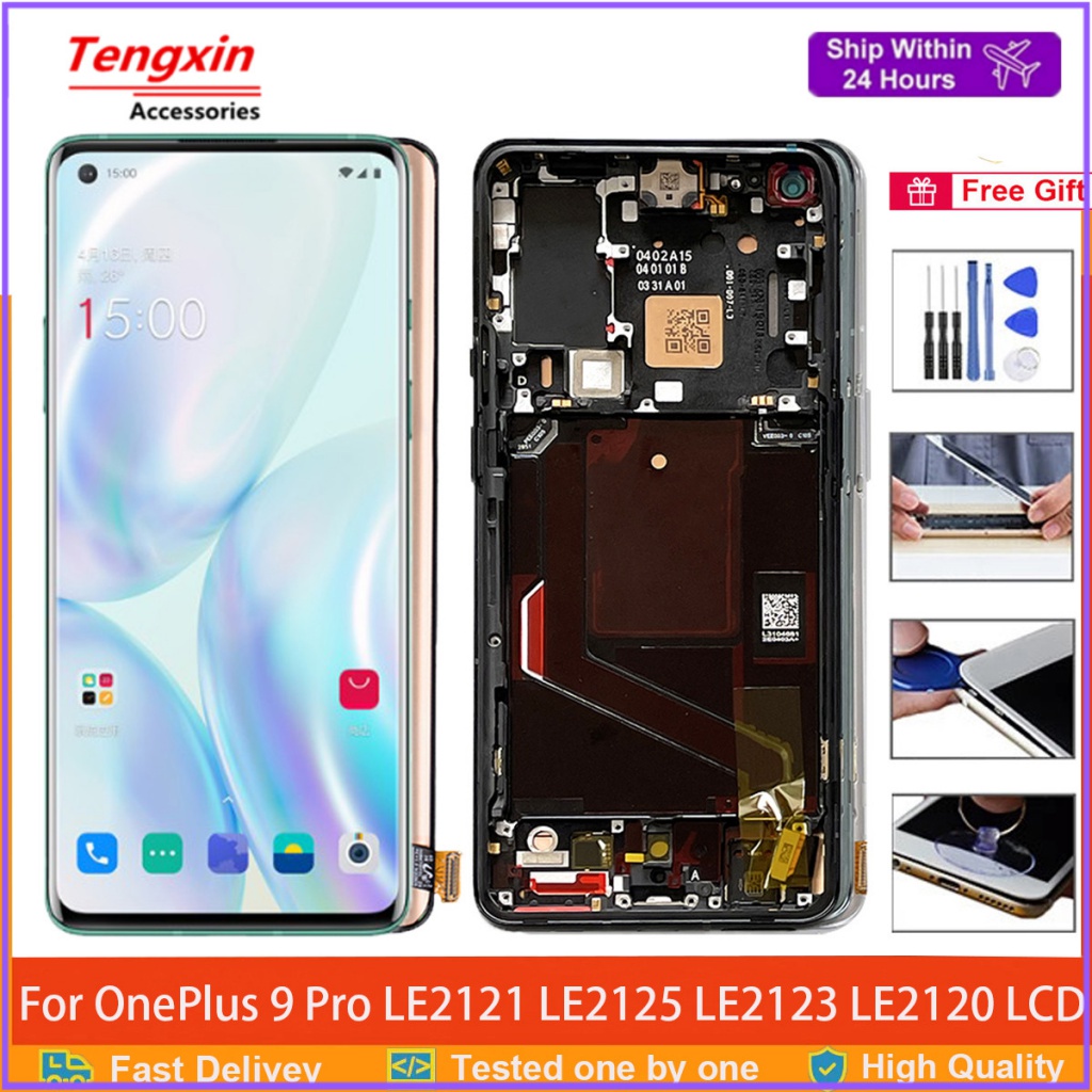 100% Original 6.7"; Display For OnePlus 9 Pro LE2121 LE2125 LE2123 ...