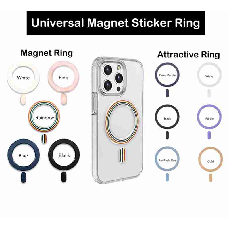 Magnetic Sticker For Wireless Charger Metal Plate Ring For Phone Holder ...