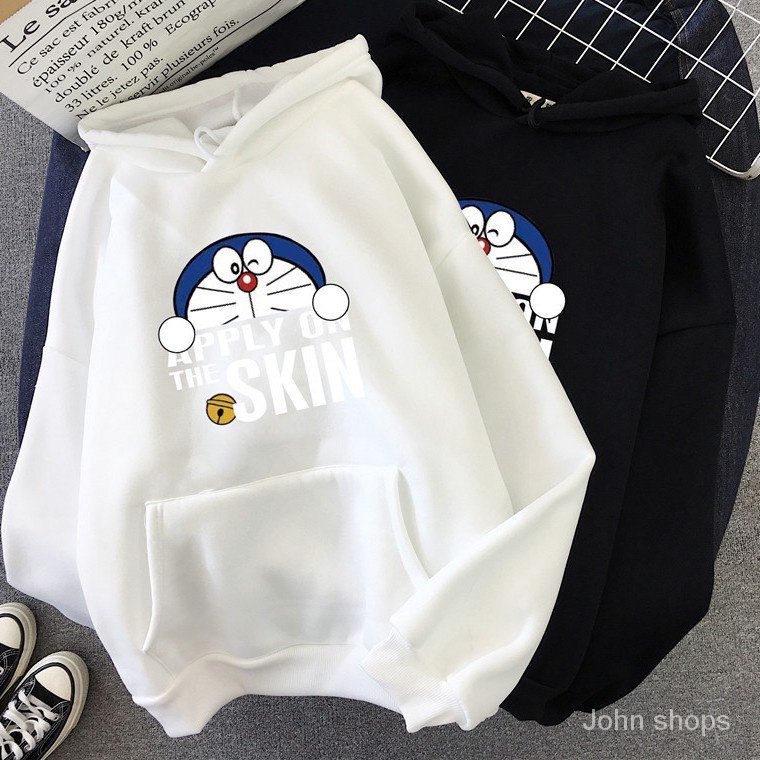 [Ready Stock Real Shot] Korean Version Doraemon Brushed Female Hooded ...