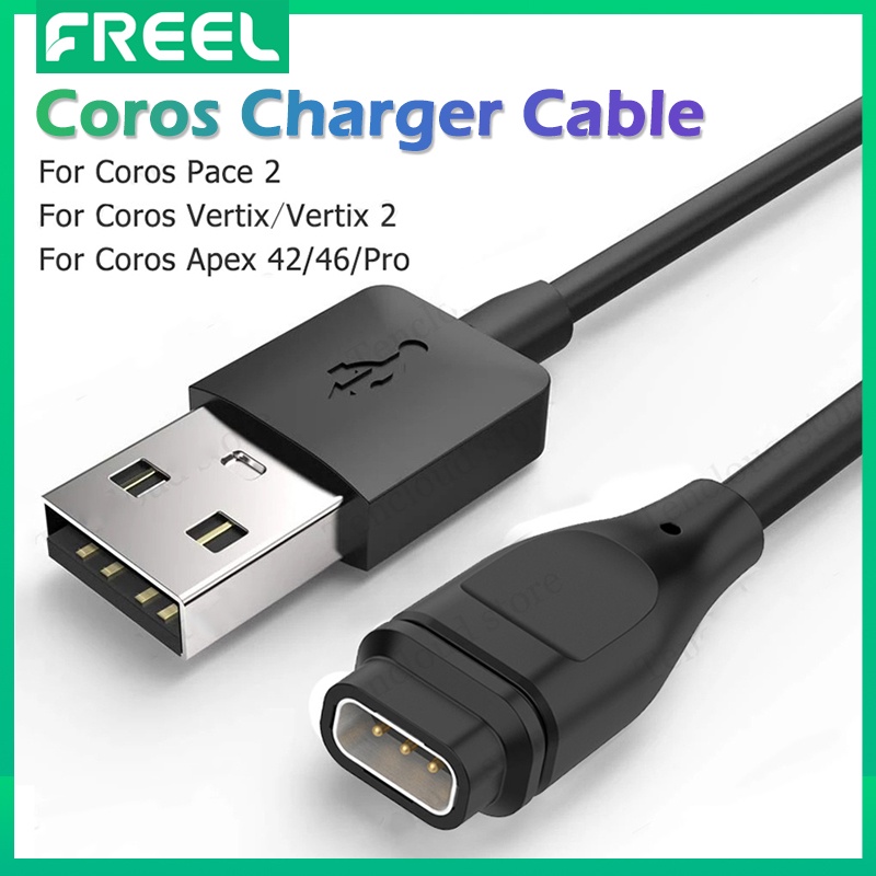 FREEL 1M Charging Cable For Coros Vertix/Vertix 2/Apex 42mm /Apex 46mm ...