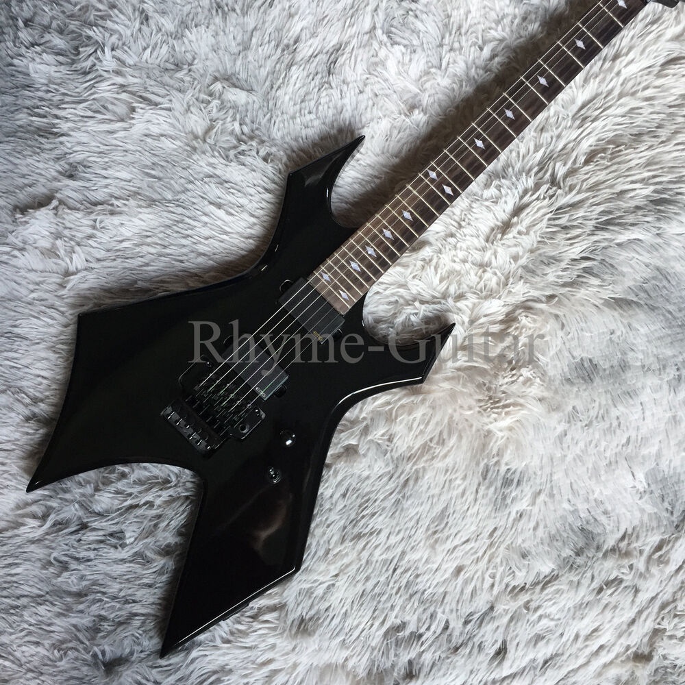 Custom BC Rich Special Shape Electric Guitar Black Gloss Paint Diamond ...