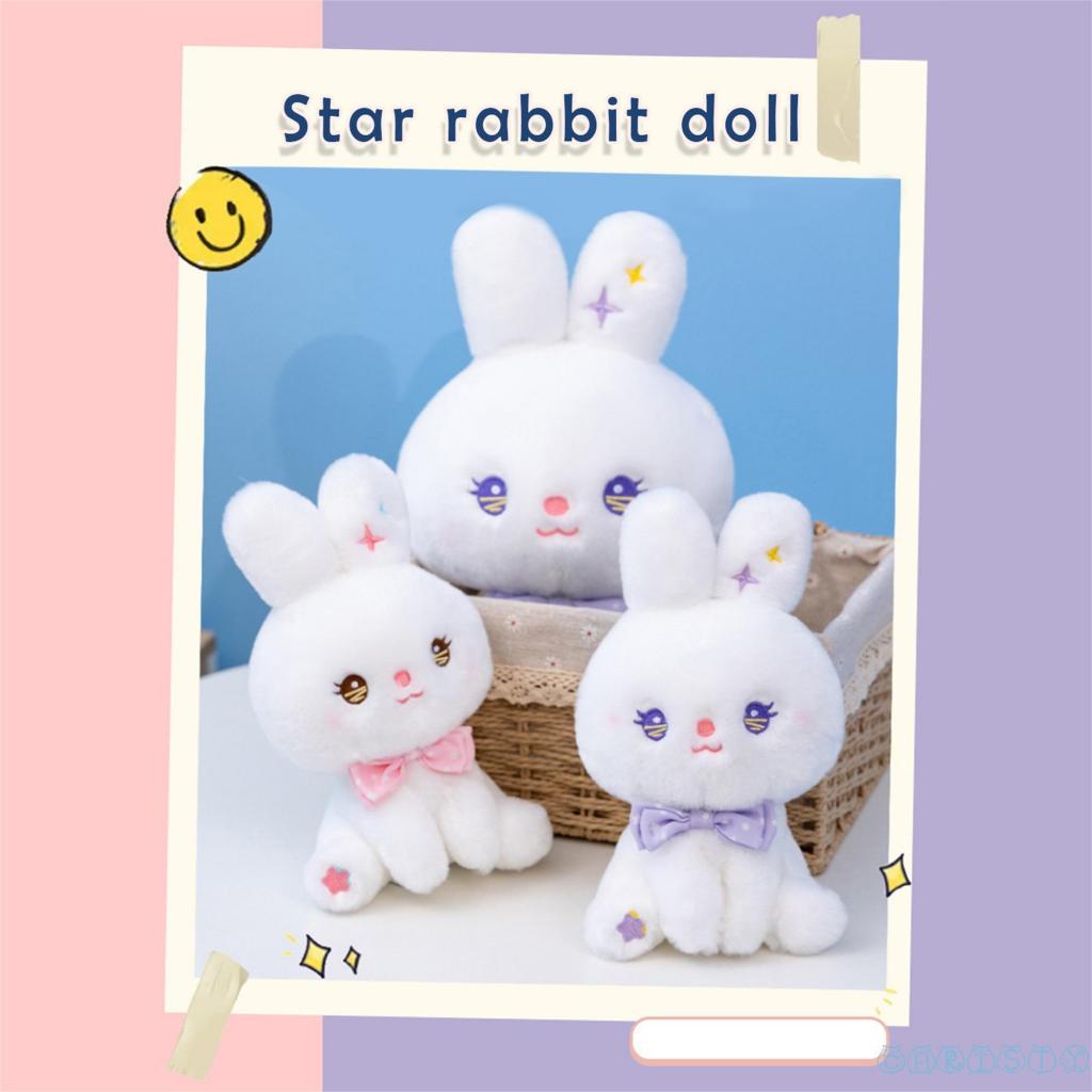 CHT-Bunny Stuffed Animal, Soft Cartoon Rabbit Plush Toy Cuddly Bedtime ...