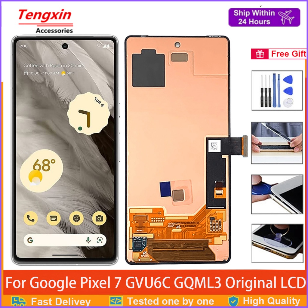 6.3"; Full New Original pixel 7 Display For Google Pixel 7 GVU6C Pixel7 ...