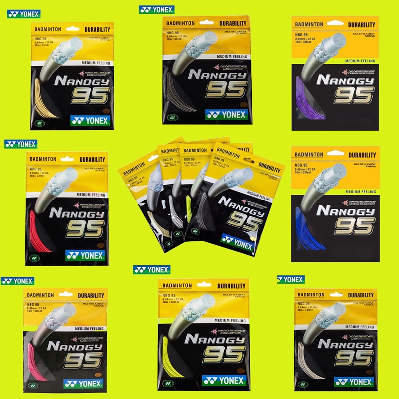 YONEX NBG95 Badminton String Yonex BG95 （0.69mm）badminton Racket String ...