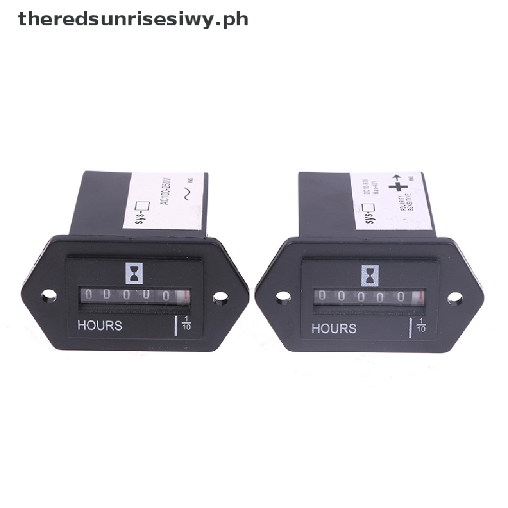 [TDW] 6 Digits 100-250V AC Hour Meter,Complete Sealed Timer Counter SYS-1 [PH] | Shopee Philippines