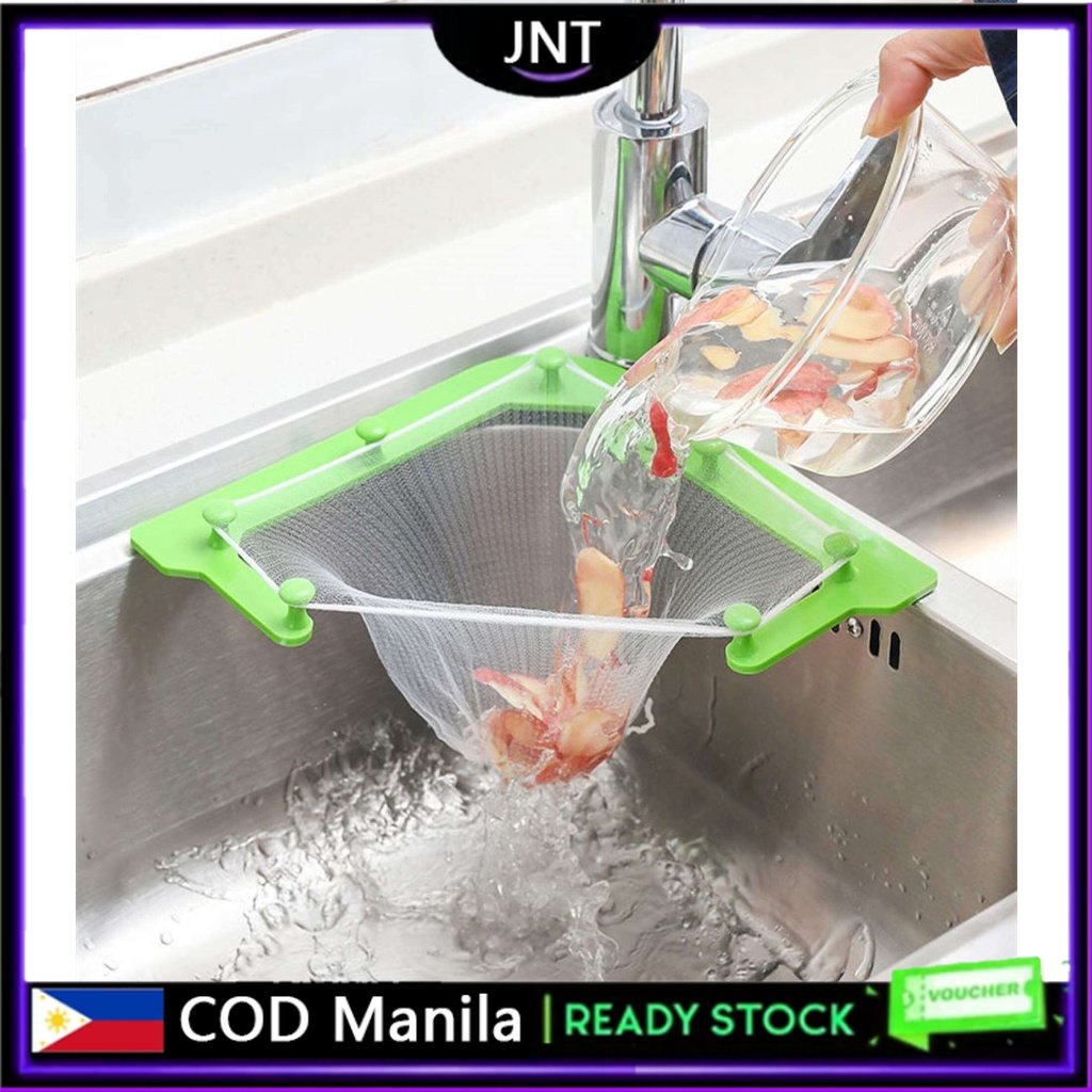 Sink Net Garbage Filter Bag Dishwashing Basket Strainer Trash FREE NETS ...