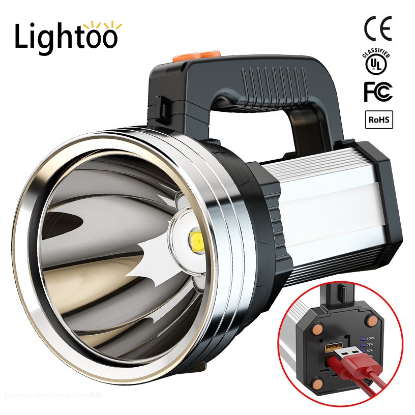 500000LM flashlight 1000000 lumens torchlight powerful Spotlights XHP70 ...