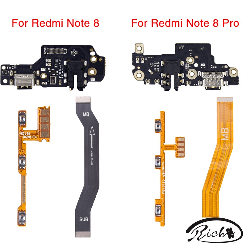 1pcs USB Charger Charging Port Dock Connector For Xiaomi Redmi Note 8 ...