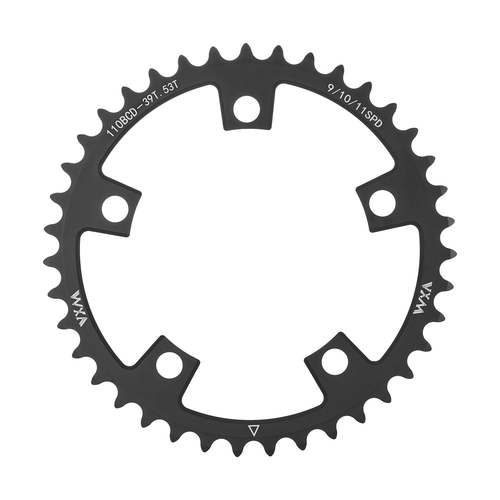 Double Chainring 110bcd Road Bike Oval Round Chainring 2x 50t 35t 34t ...