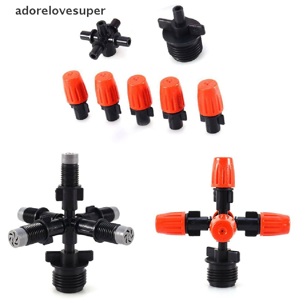 AD1PH Garden Sprinkler Irrigation Mist Fog 5-head Nozzle 1/2 " Moung ...