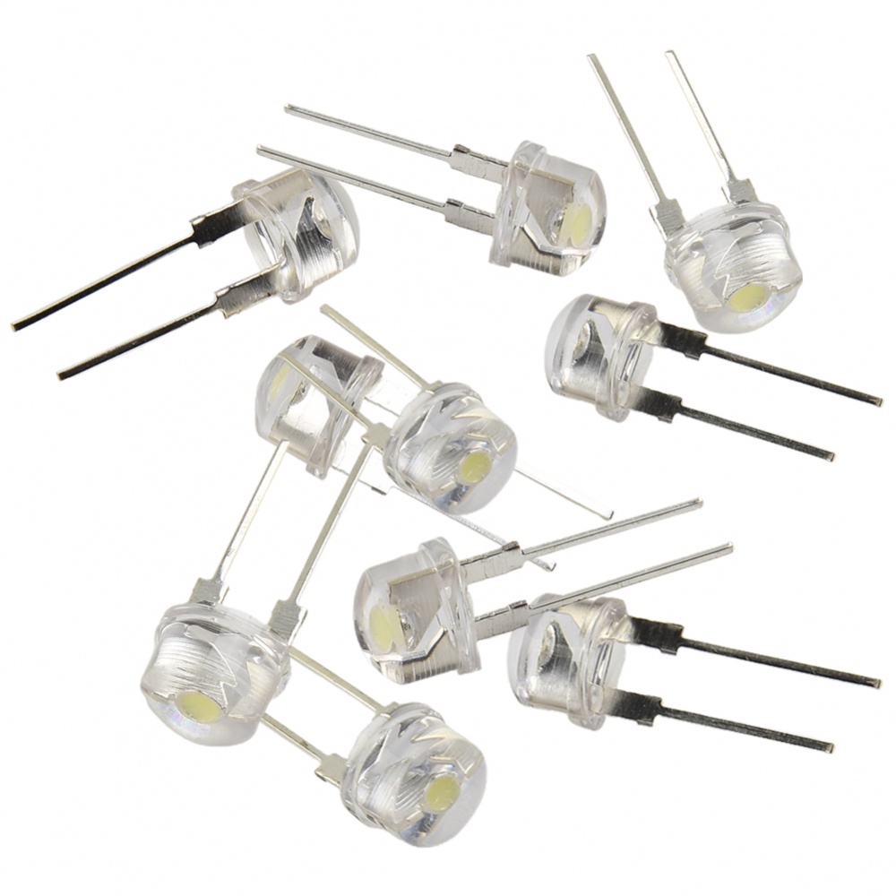 LED Emitting Diodes LED Lamp Light Emitting Diode White/Red/Blue 0.5W ...