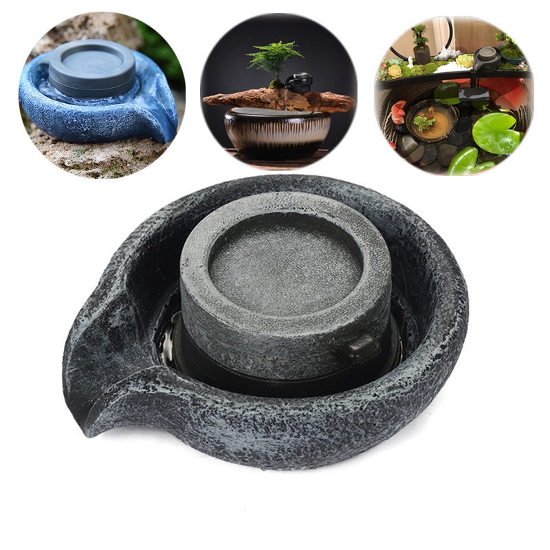 Simulation Graphite Landscape Ornament Graphite Dish DIY Garden Rockery ...