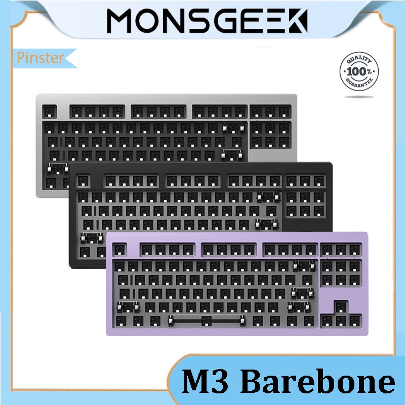 Akko MONSGEEK M3 Mechanical Keyboard Customized Kit 87 keys Aluminum Tuo Tuo esports Gaming RGB ...