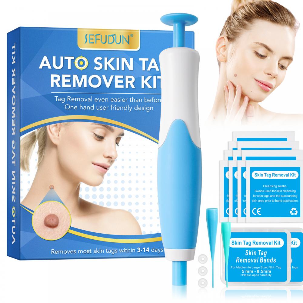 2-in-1 Skin Tag Remover Kit Acne Wart Remover Micro Skin Tag Removal ...