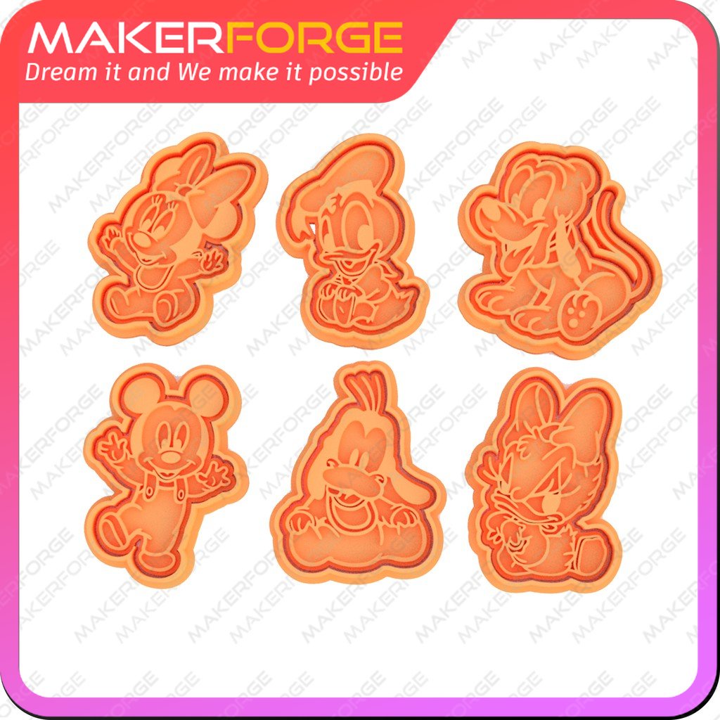 Baby Disney Cookie Cutter Fondant Cutter Clay Cutter Collection|Mickey ...