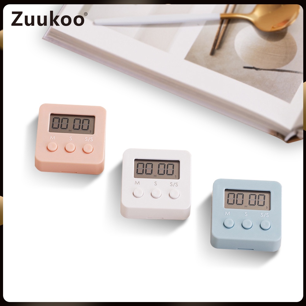 LCD Mini Kitchen Timer Cooking Alarm Clock Sleep Study Stopwatch ...