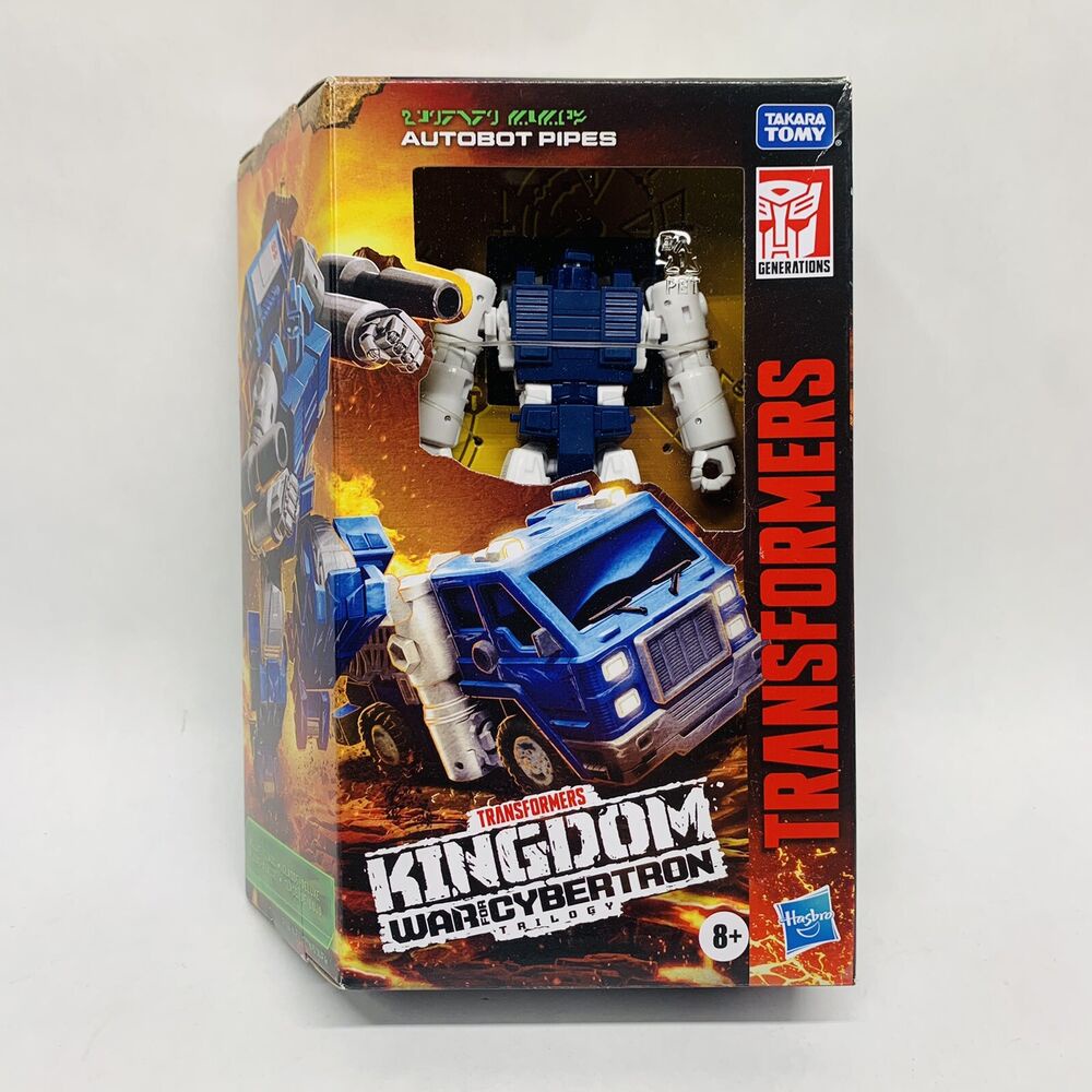 Transformers Kingdom War For Cybertron Trilogy Autobot Pipes Action ...