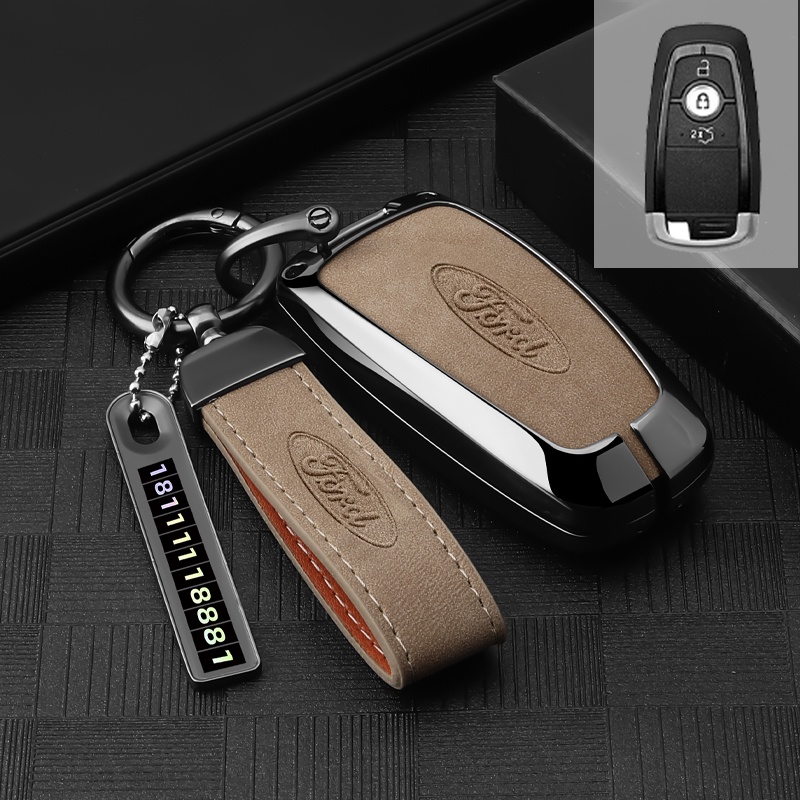 Car Key Cover Case For Ford Ranger F150 F250 Bronco Explorer 3 Raptor ...