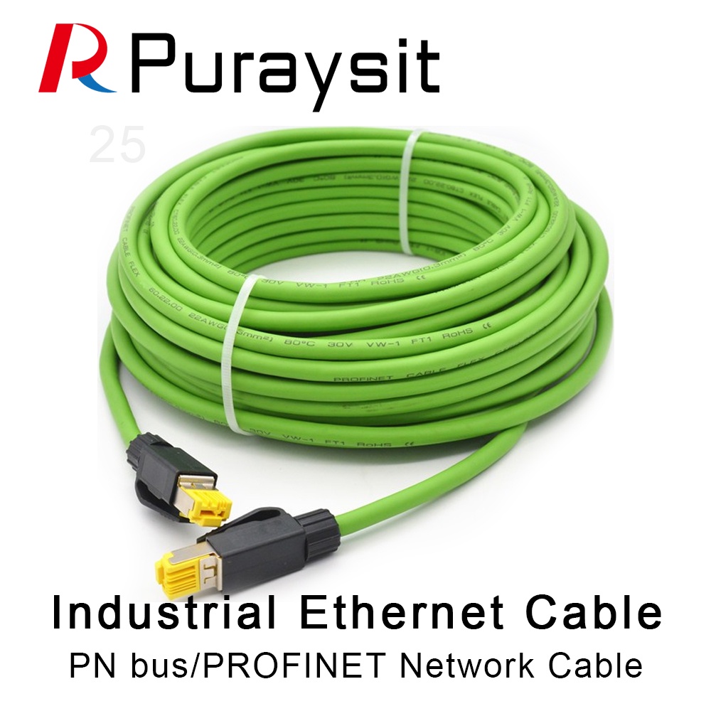 Puraysit PN Bus PROFINET Cable EtherCAT Cable Ethernet Bus Industrial ...