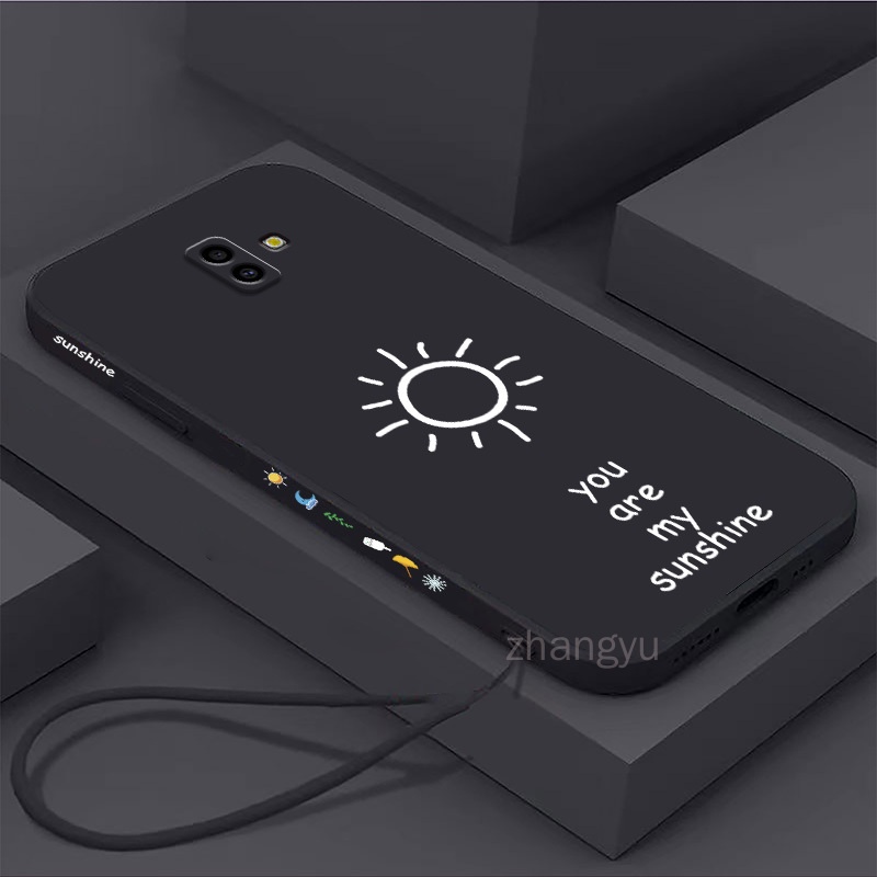 Casing Samsung J6 Prime J6 Plus phone case simple little sun SoftCASE ...