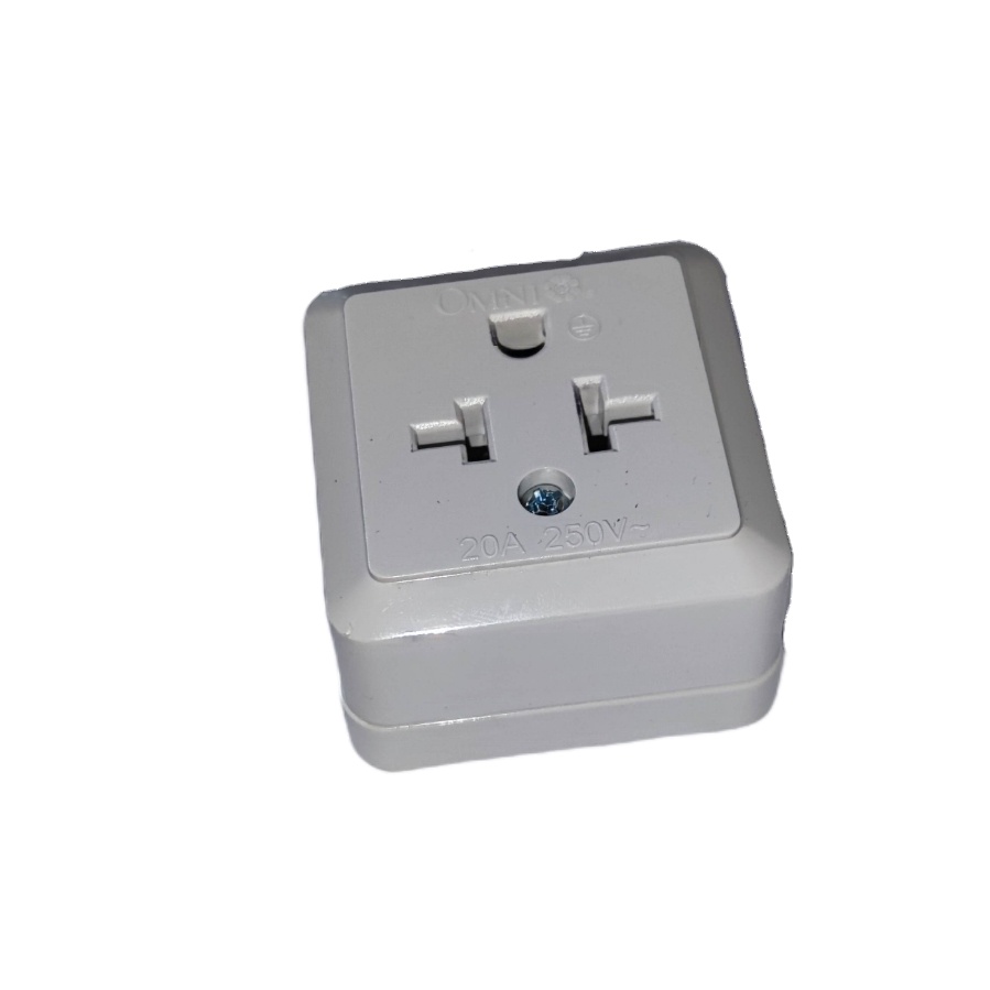 OMNI Tandem Outlet Surface Type 20A 250V Single Outlet Single Surface ...