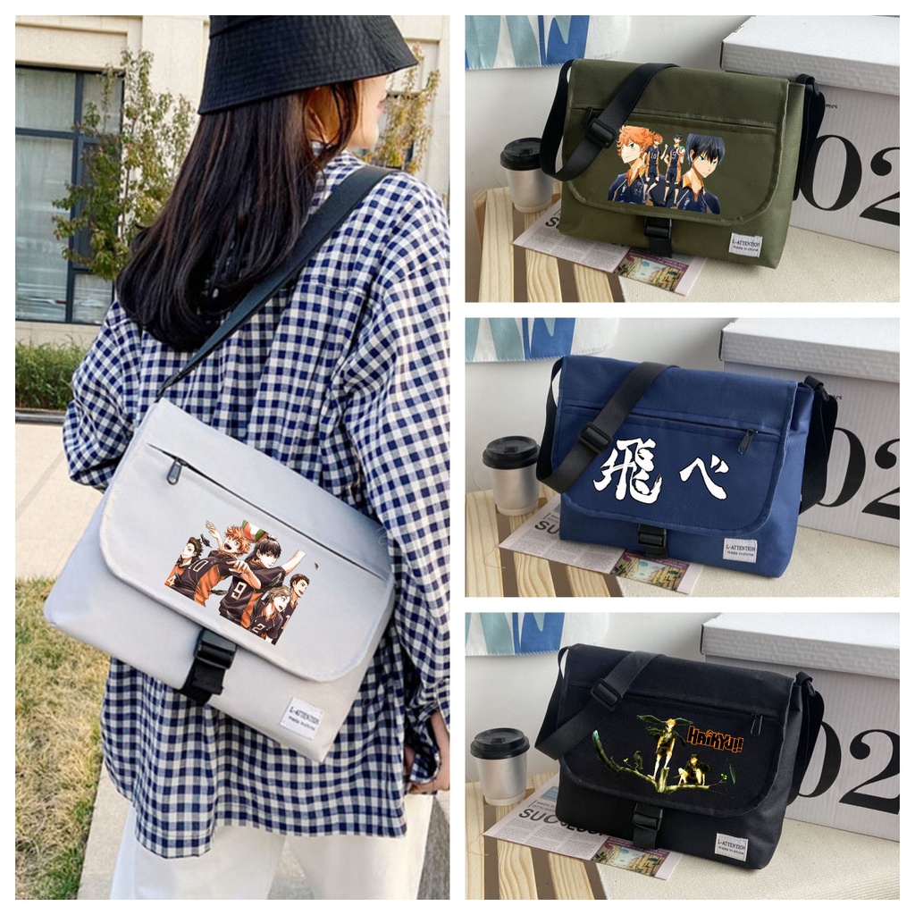 Haikyuu Messenger Bag Anime Shoulder Bag Sling Bag Crossbody Bag ...