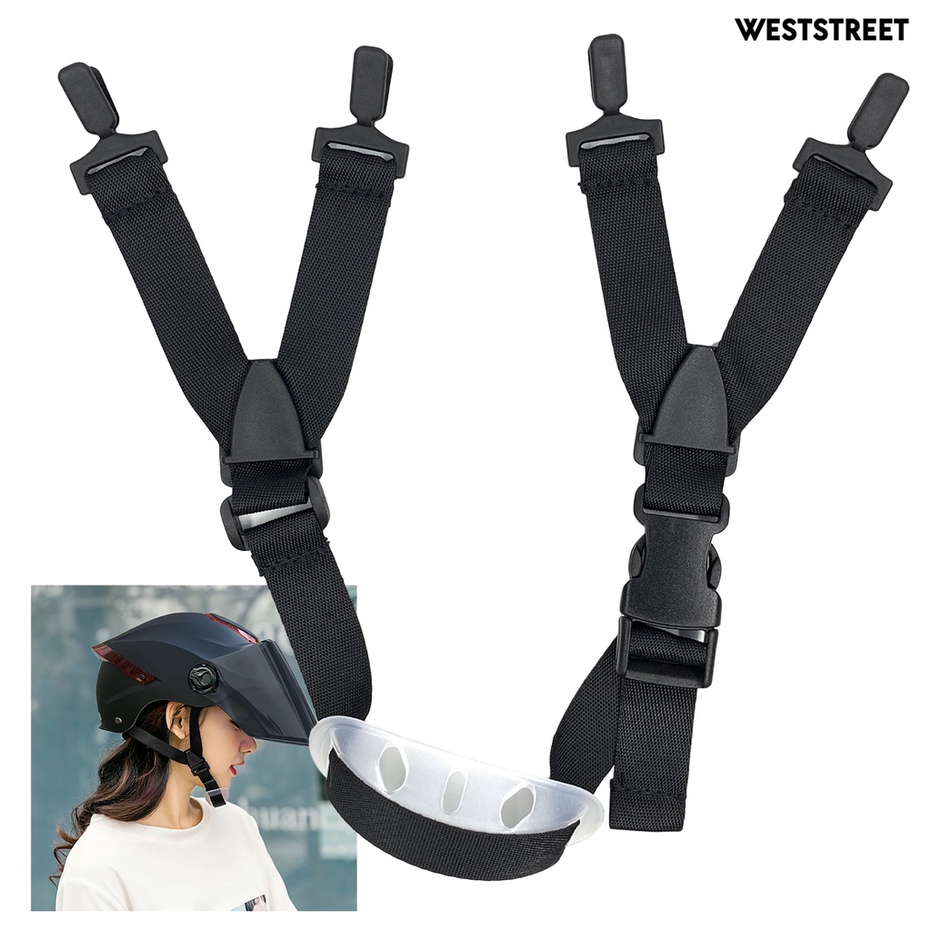 WT>Y-shaped Adjustable Removable Hat Chin Strap Safety Chin Strap with ...