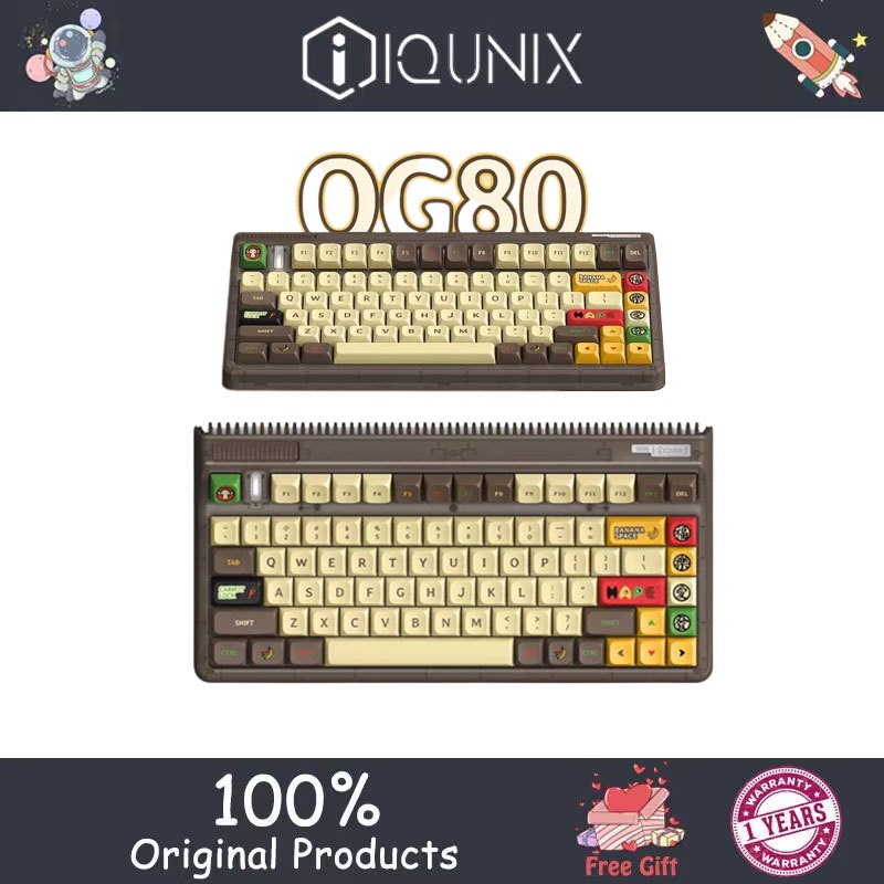 IQUNIX OG80 Ape of Music Bluetooth Game Office Wireless Mechanical ...