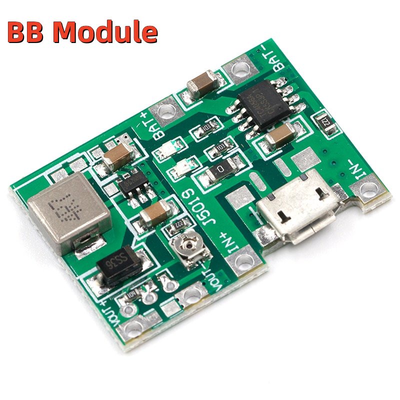 Lithium Li-ion 18650 3.7V 4.2V Battery Charger Board DC-DC Step Up ...