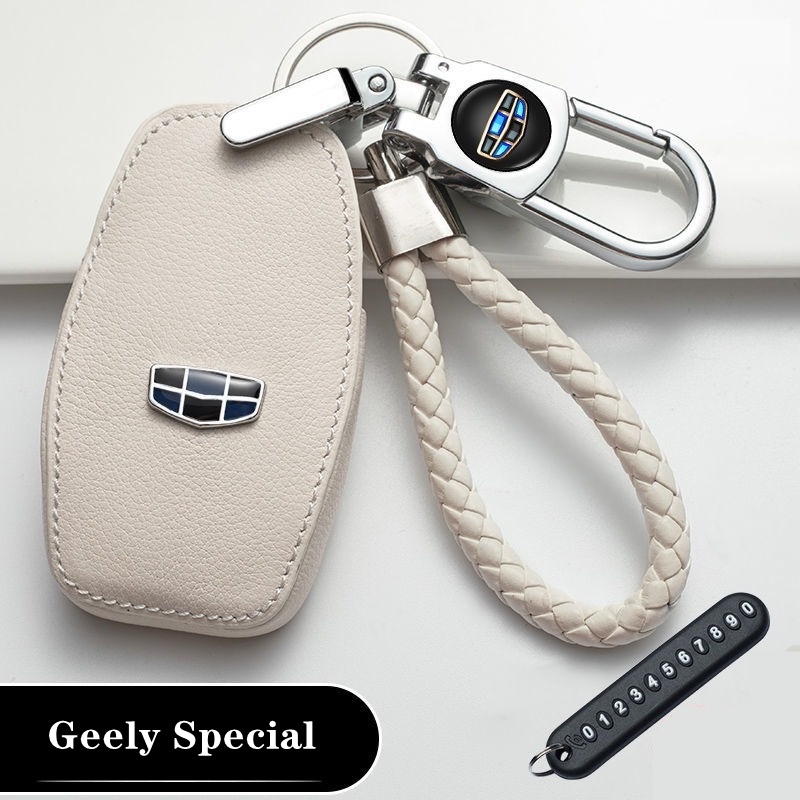 Geely Key Cover Geely Keychain Coolray GX3PRO Okavango Emgrand leather ...