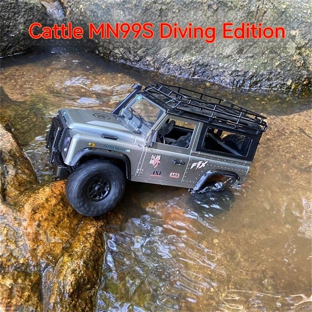 MNRC MN99S Waterproof RTR 1/12 2.4G 4WD RC Car LED Light Rock Crawler ...