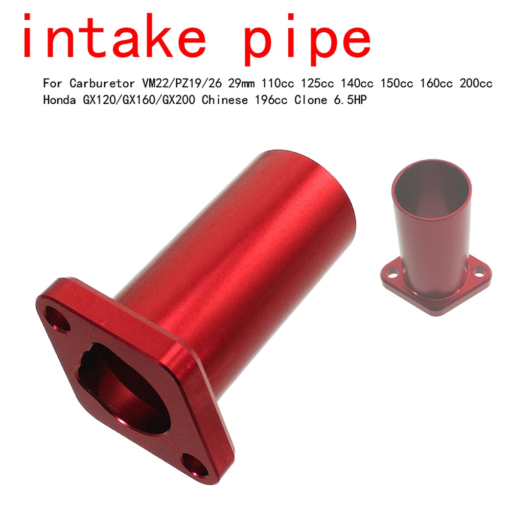 CNC Intake Pipe Inlet Manifold ForHonda XRM100 WAVE110 DREAM C100 RUSI MP100 110 VM22/PZ19/26 ...