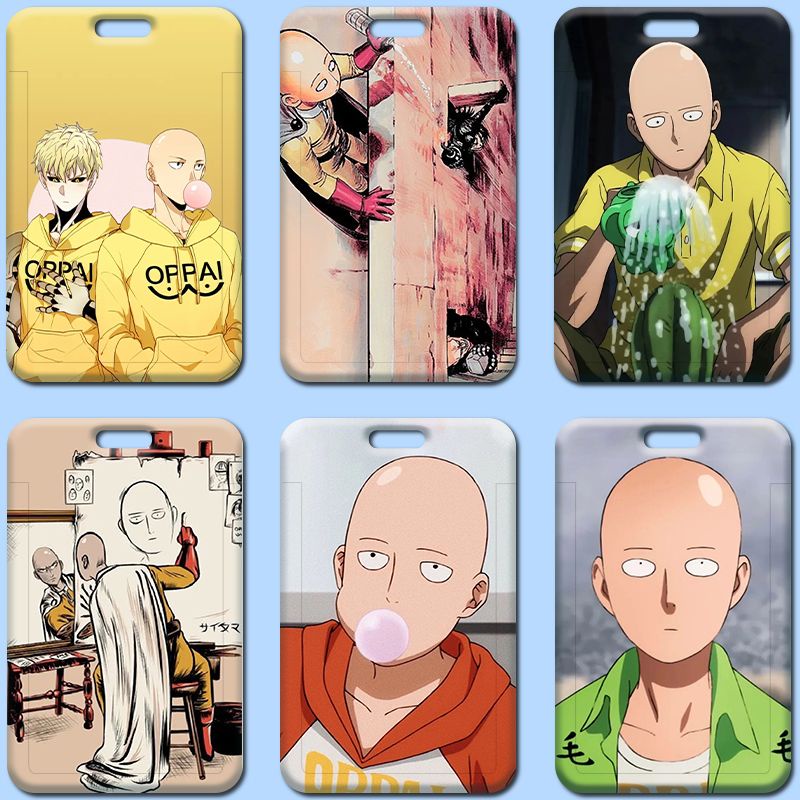 Anime Cartoon One Punch Man DIY Student School Campus ID Card Hard ...