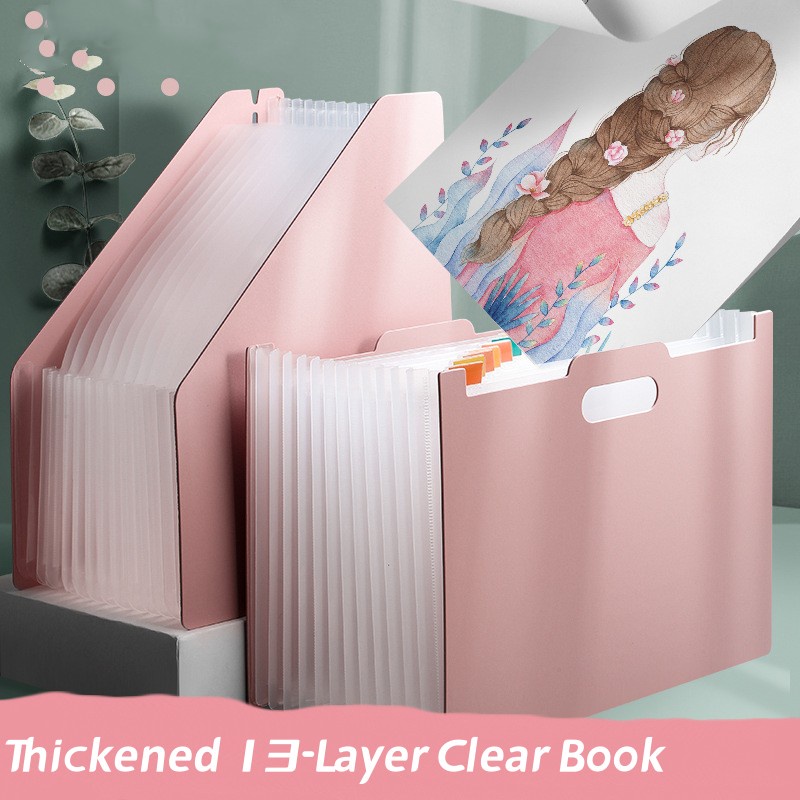 13Pockets Document File Folder School Expandable Folder Organiser ...