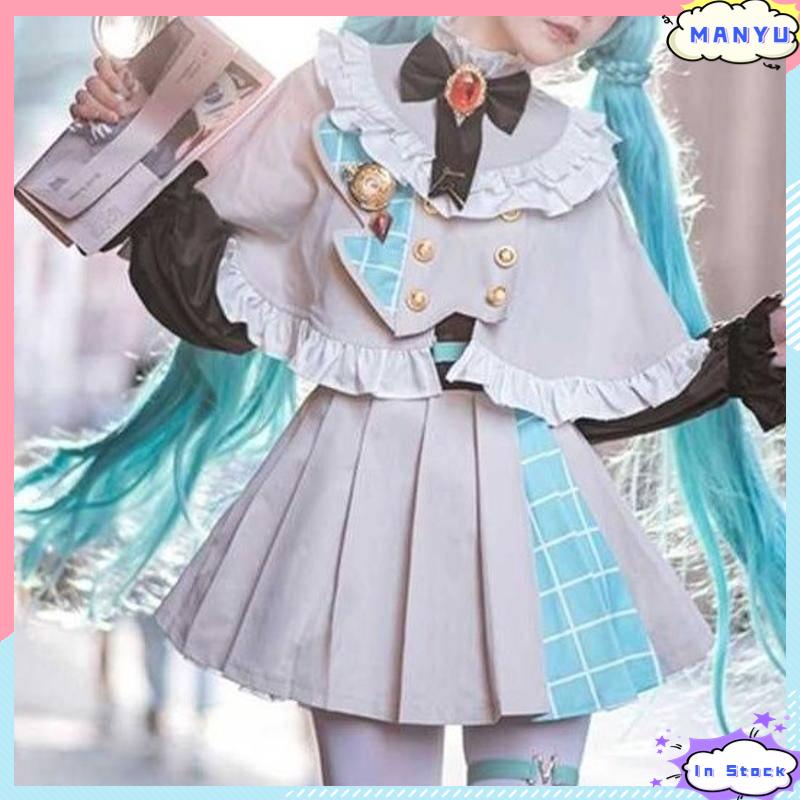 Hatsune Miku cos costume girl detective miku little Detective cloak ...