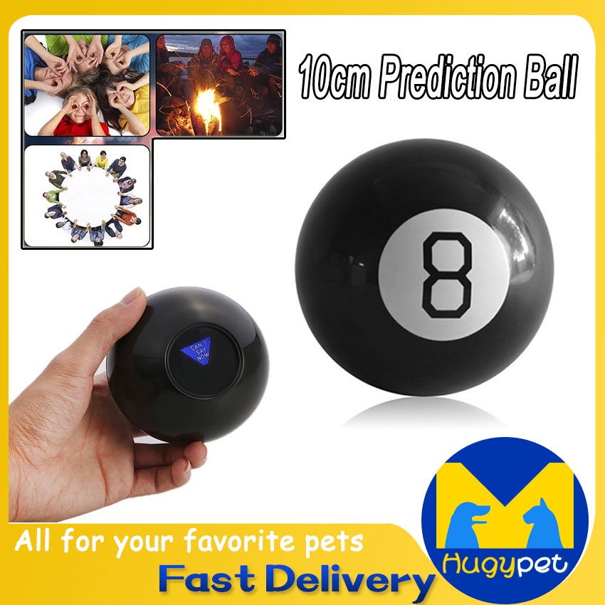 Black 8 Magic Prediction Ball Props Prophecy Magic Ball 10cm Perfect ...