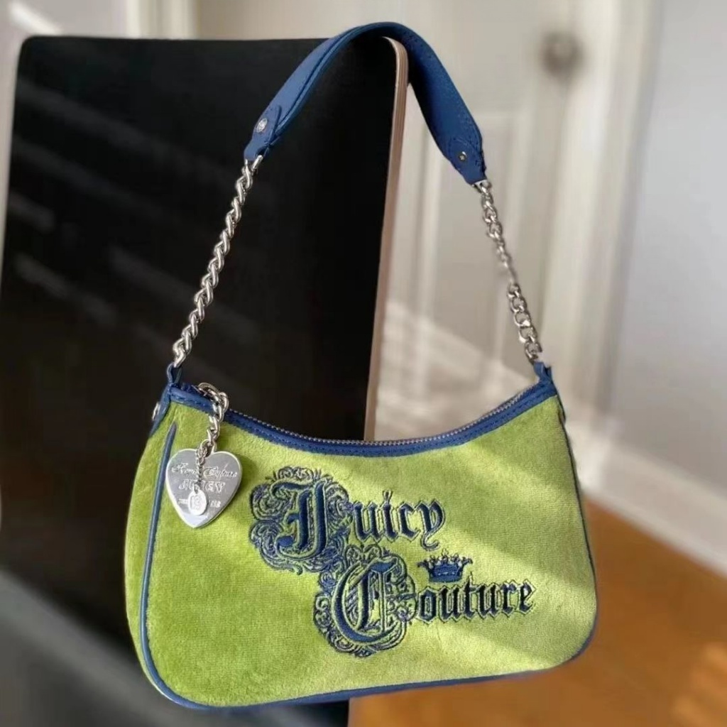 2023 New Style Campus Hot Girl Baguette Bag Vintage Grass Green Preppy ...