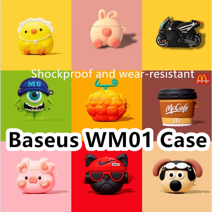 READY STOCK! Cute Cartoon Collection for Baseus WM01 Soft Earphone Case ...