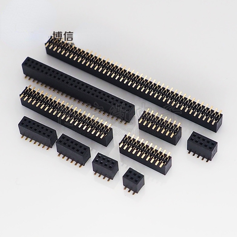 1.27mm Double Row SMT Patch Female 1.27 Socket 2 * 3/4/5/6/8/10/12/15 ...