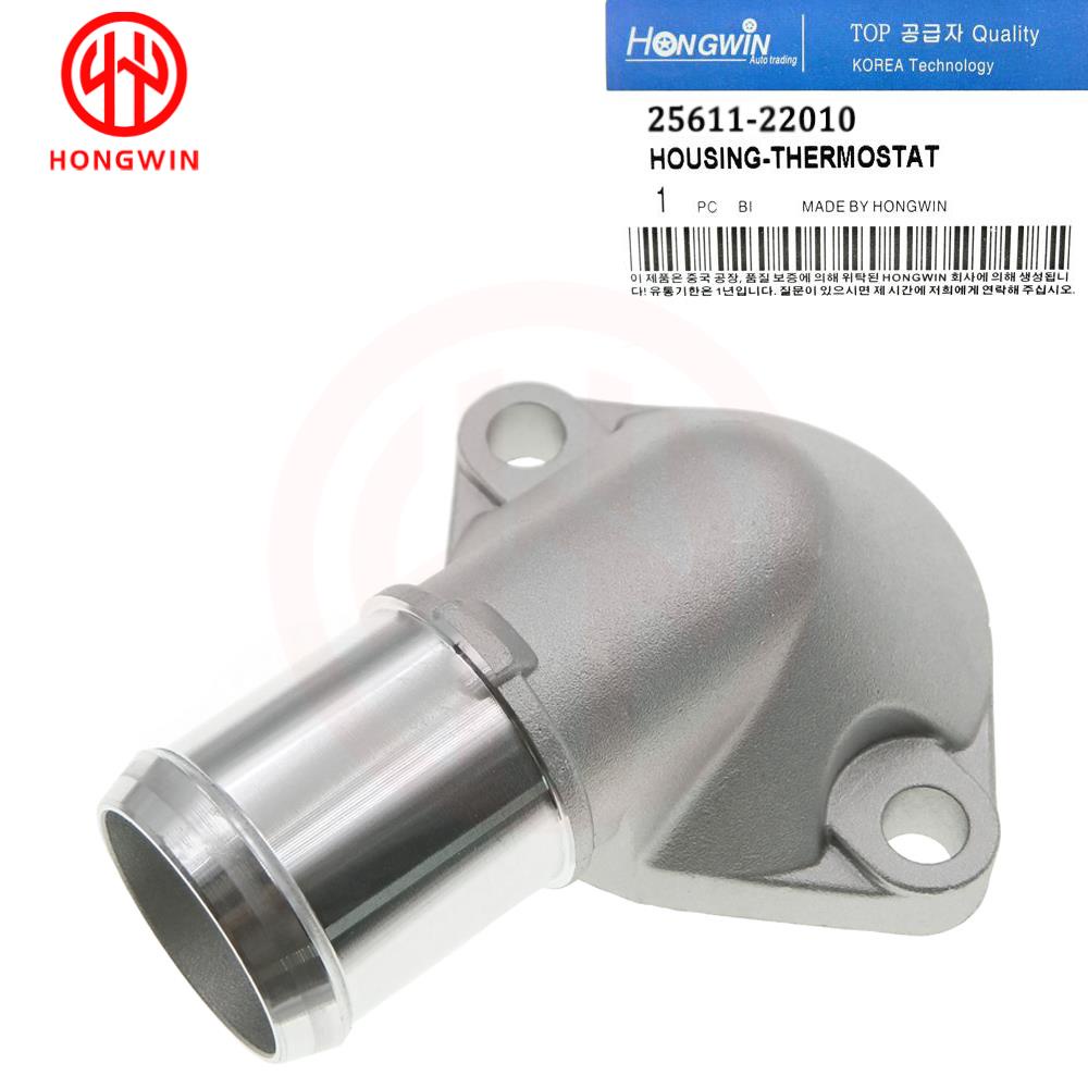 Fitting Coolant Thermostat Housing Water Inlet Fits For Hyundai Kia OEM ...