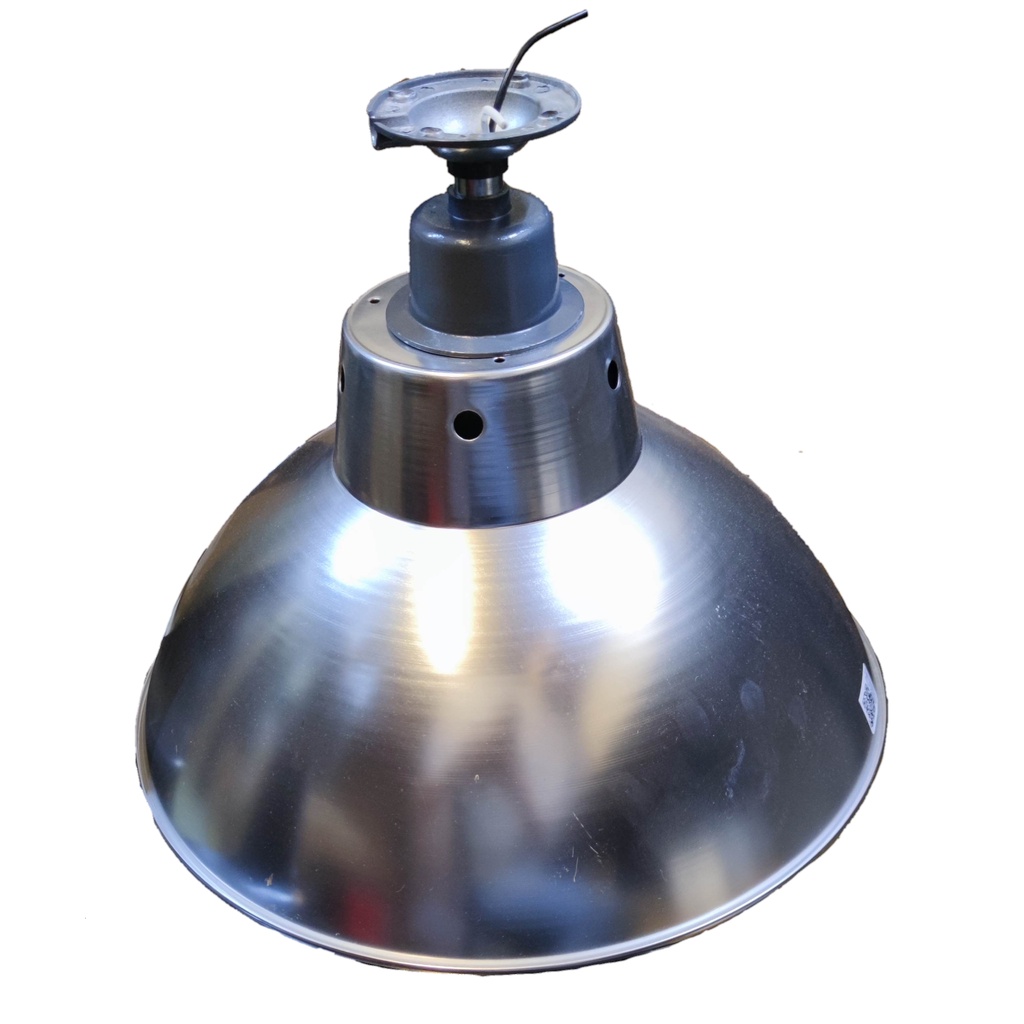 BIGLITE 14" Aluminum Reflector with E27 Socket 5A 220V, 14 Inches ...