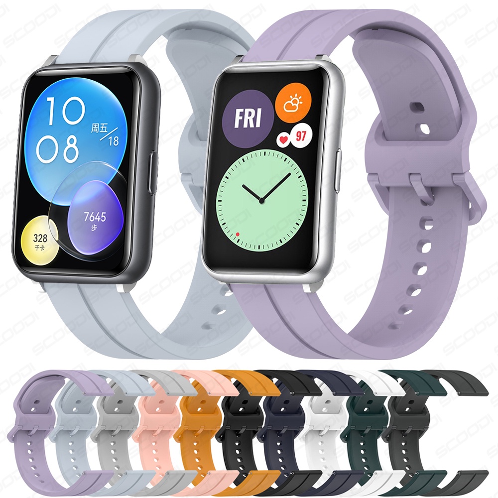 Silicone Wrist Band Strap For Huawei watch Fit 4 / Fit 4 pro / Fit 3 ...