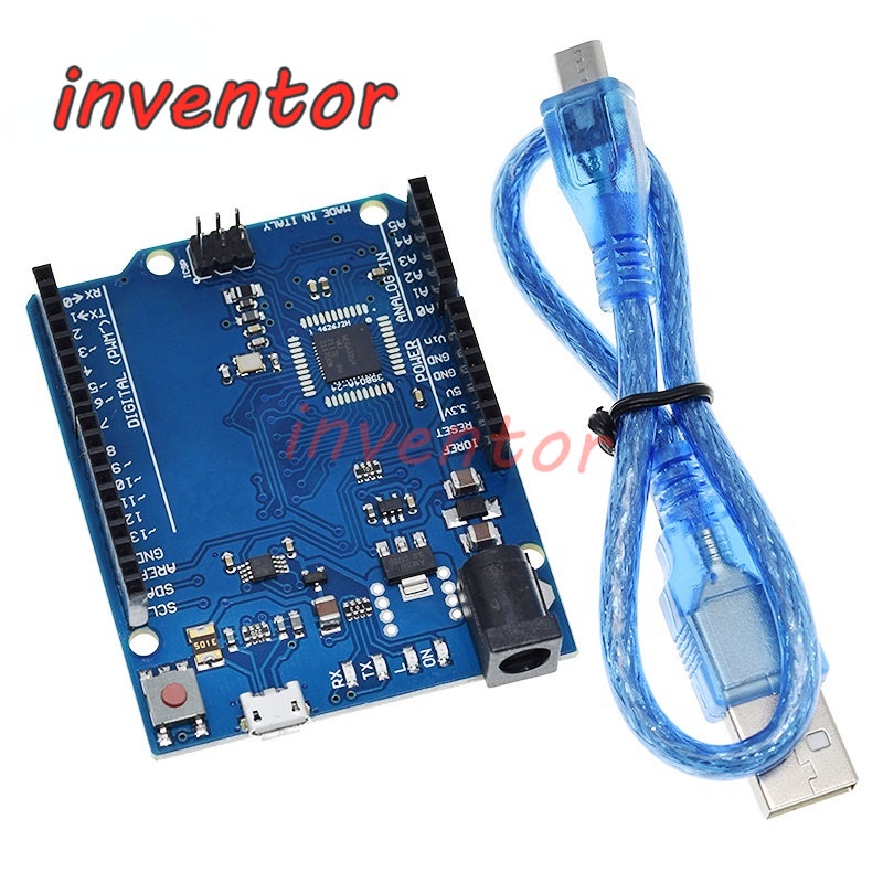 Leonardo R3 Microcontroller Original Atmega32u4 Development Board With USB Cable Compatible For ...