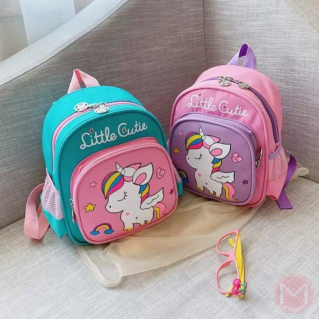 【macg】 Cute Cartoon Backpack Kindergarten Schoolbag Kids Baby Double ...