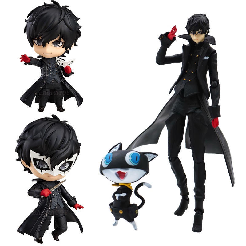 10cm Megami Tensei Persona 5 Joker Amamiya Ren Anime Figure Q version ...